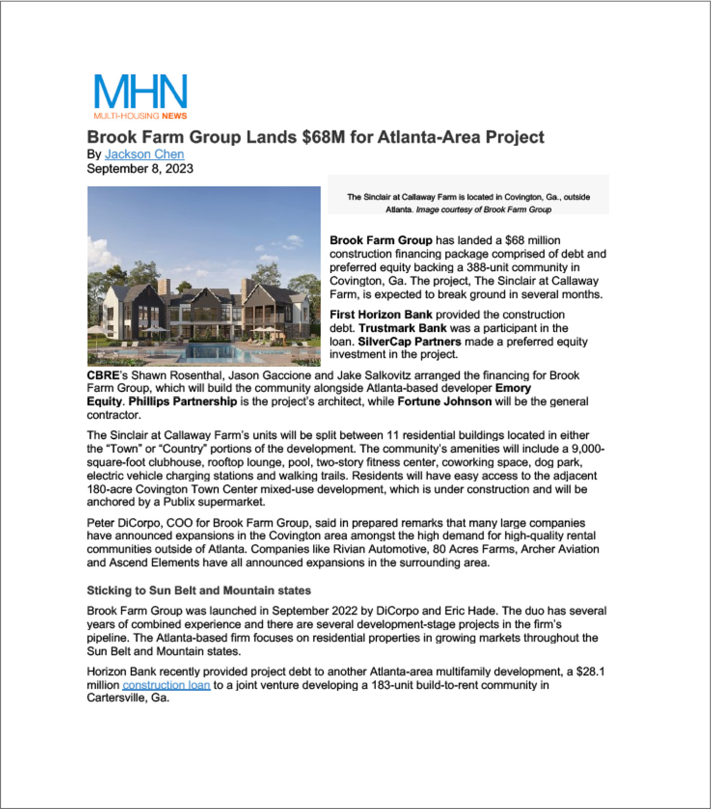 Press – Brook Farm Group